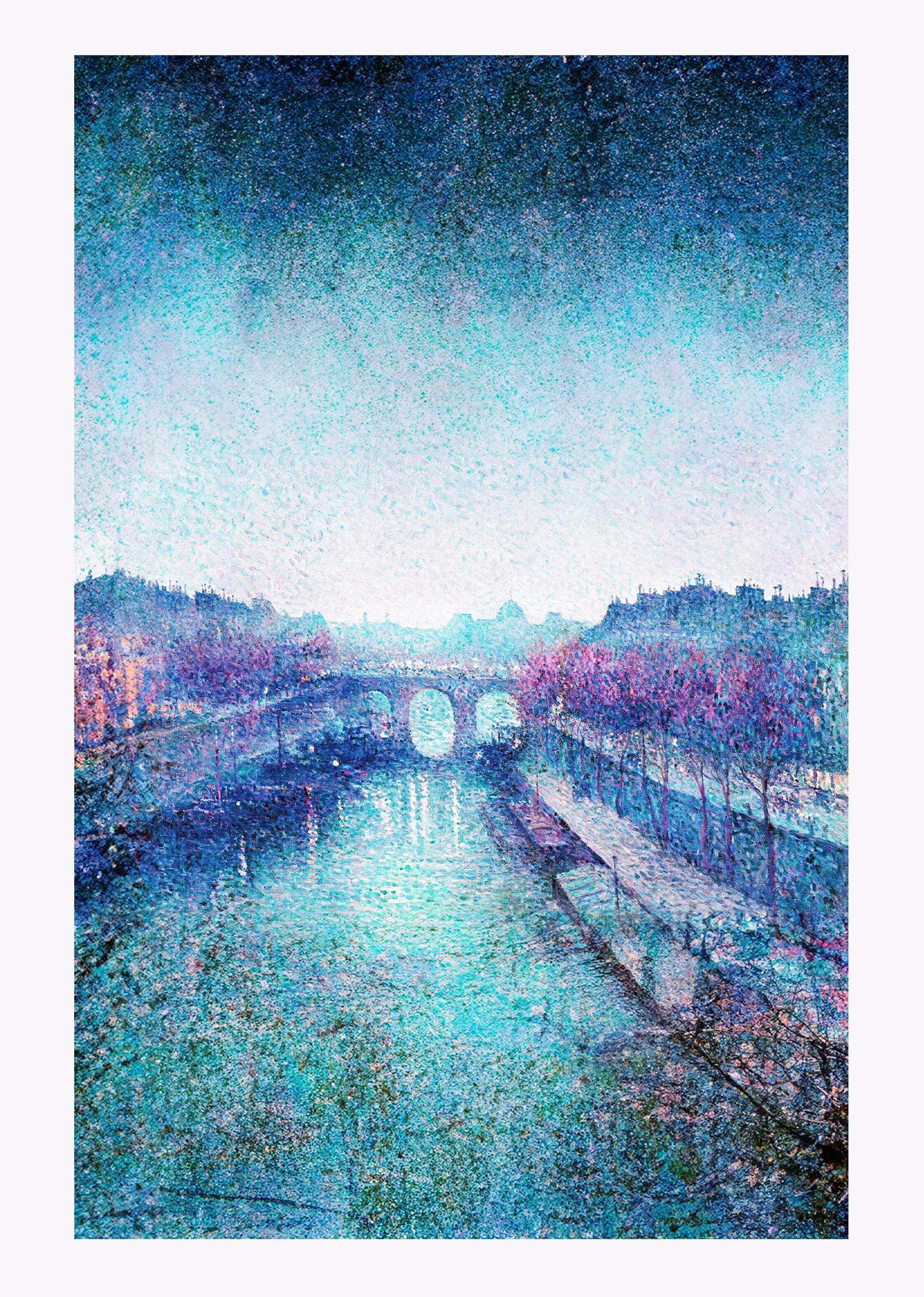 Le Pont-Neuf, La Seine, Petit Bras (1900) by Maximilien Luce – Vintage ...
