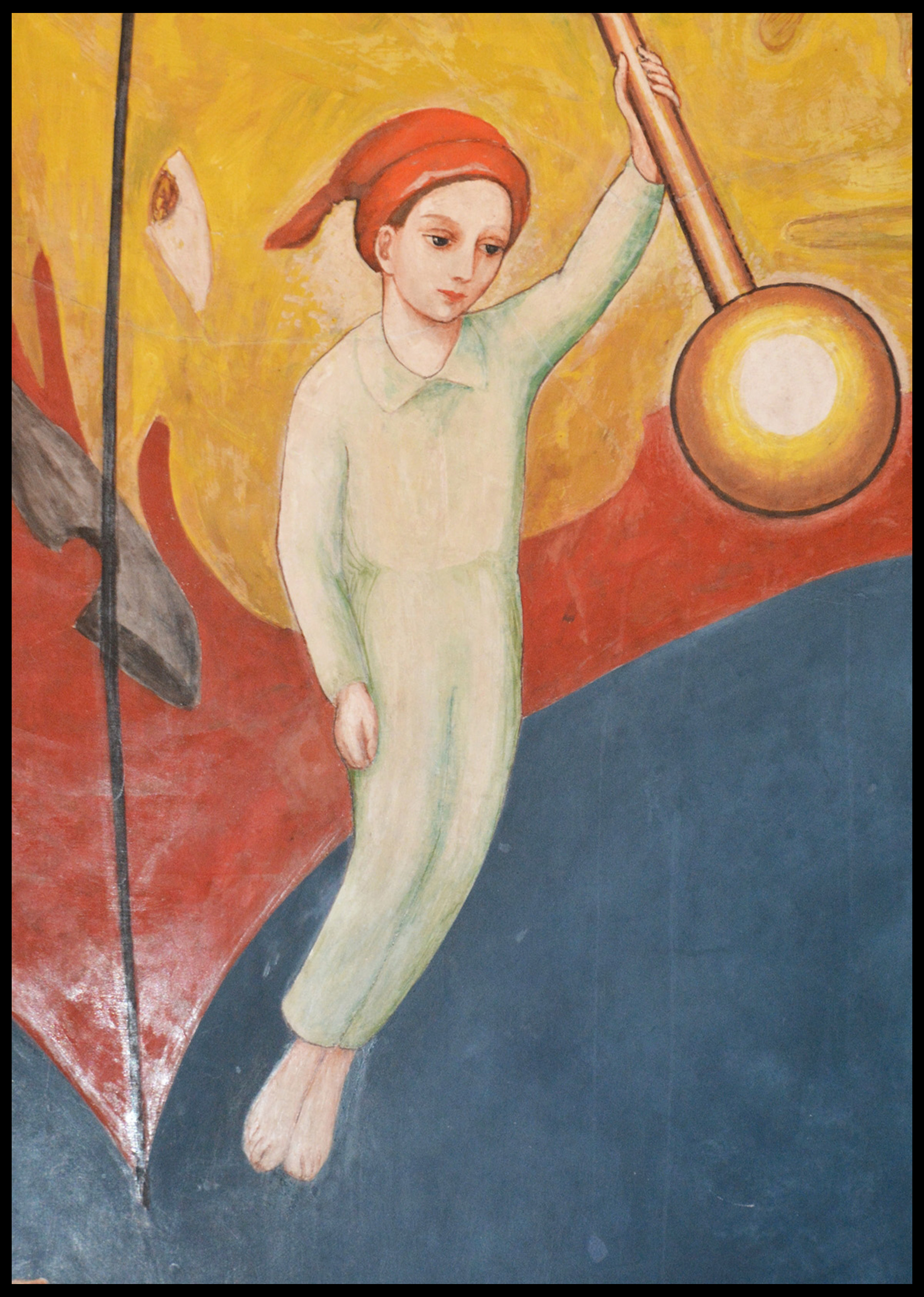 John Blund by Nils Dardel – Modernist Figurative Art Print – Hakyarts