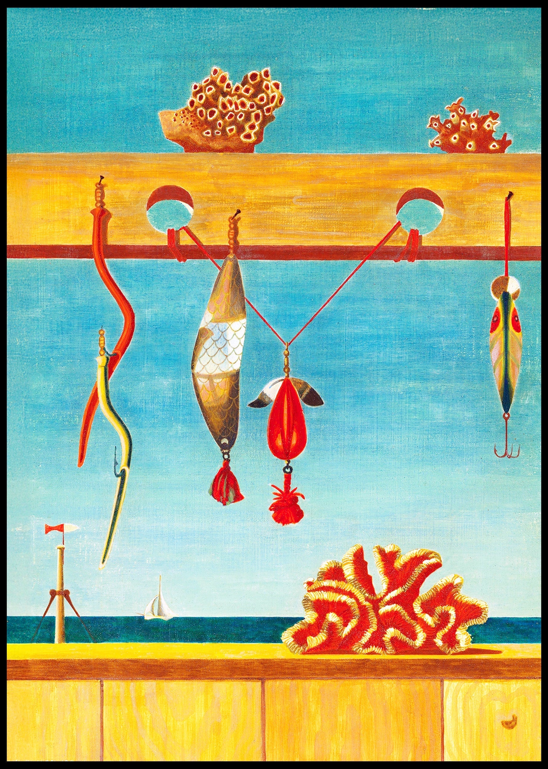 Les Plats du Jour – Edward Wadsworth, 1938 – Still Life Art Print ...