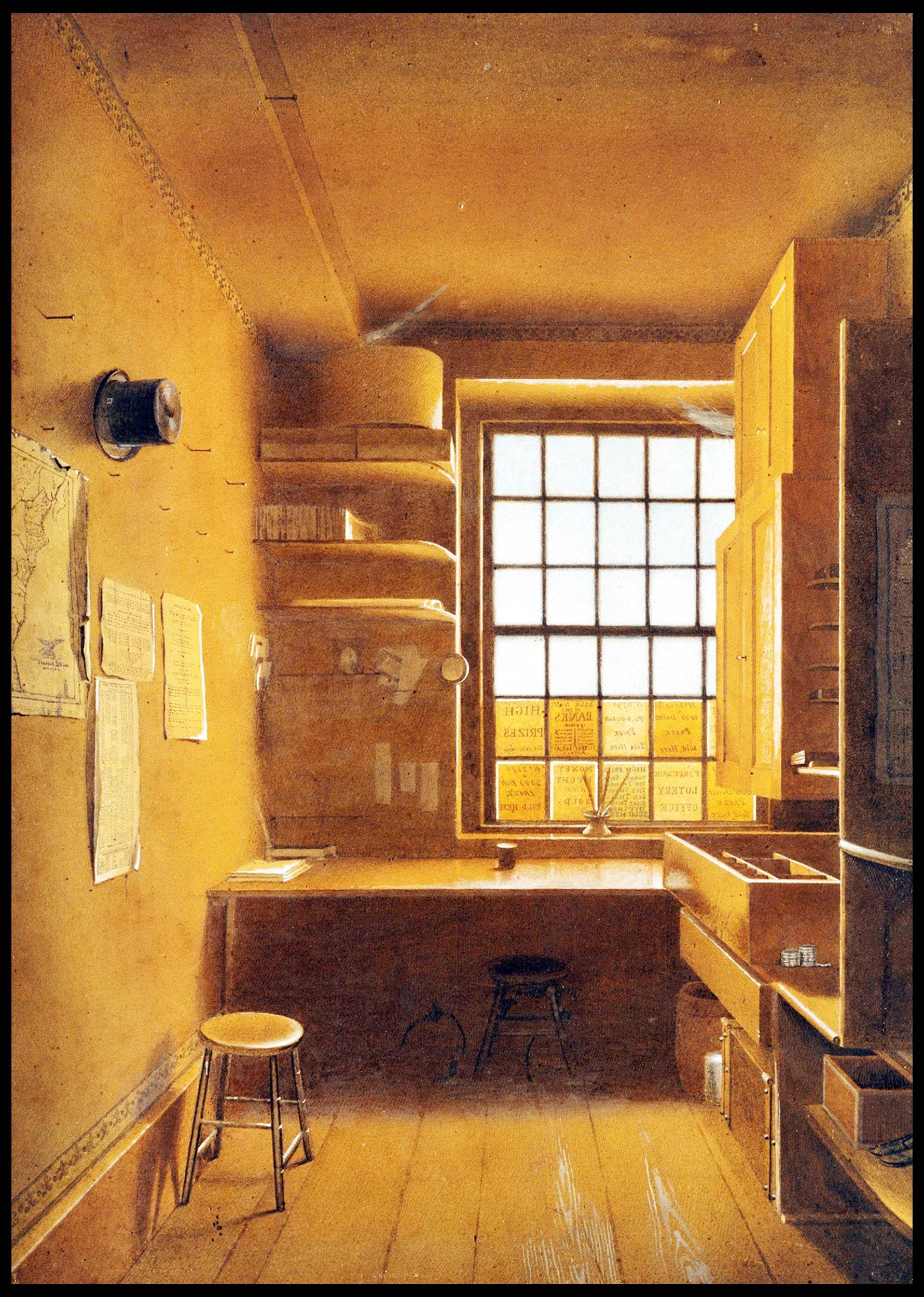 Interior of a Lottery – James Kidder (1821) | Historical Genre Art Pri ...