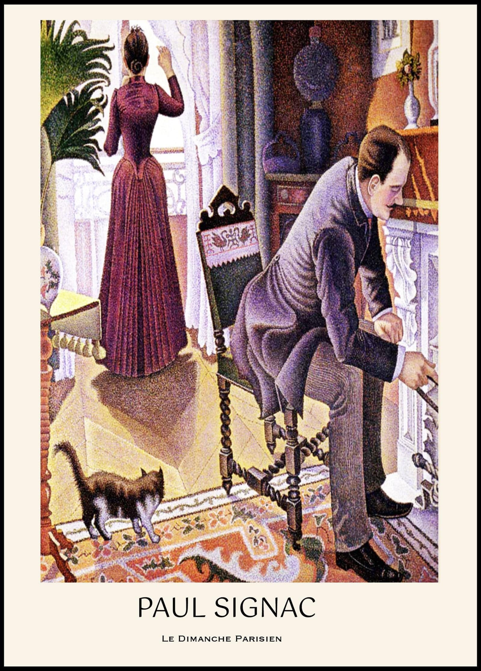 Paul Signac - Le Dimanche Parisien Poster | Hakyarts