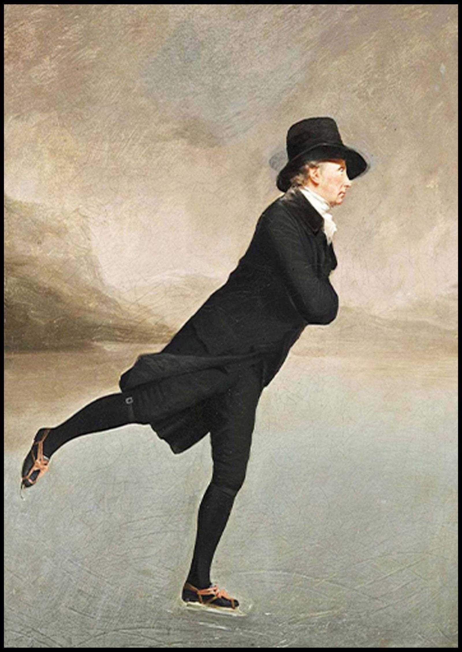Henry Raeburn – The Skating Minister, 1795 – Classic Scottish Portrait ...