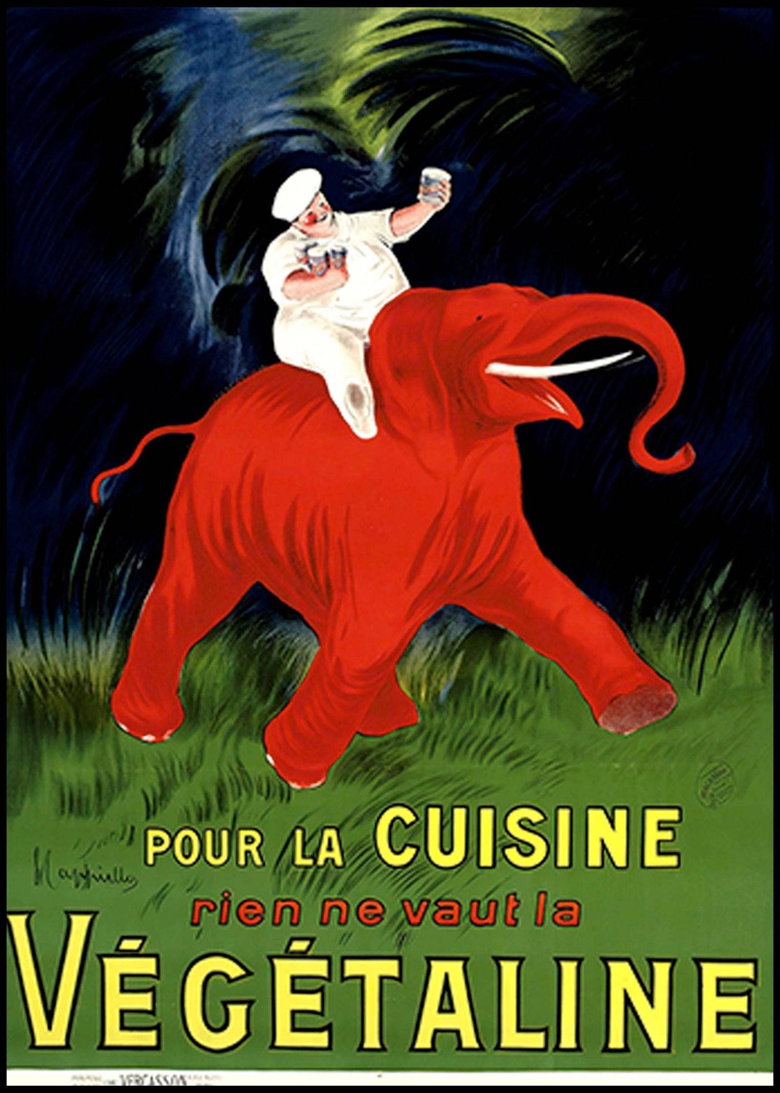 Végétaline by Leonetto Cappiello – Vintage Advertising Art Print – Hakyarts