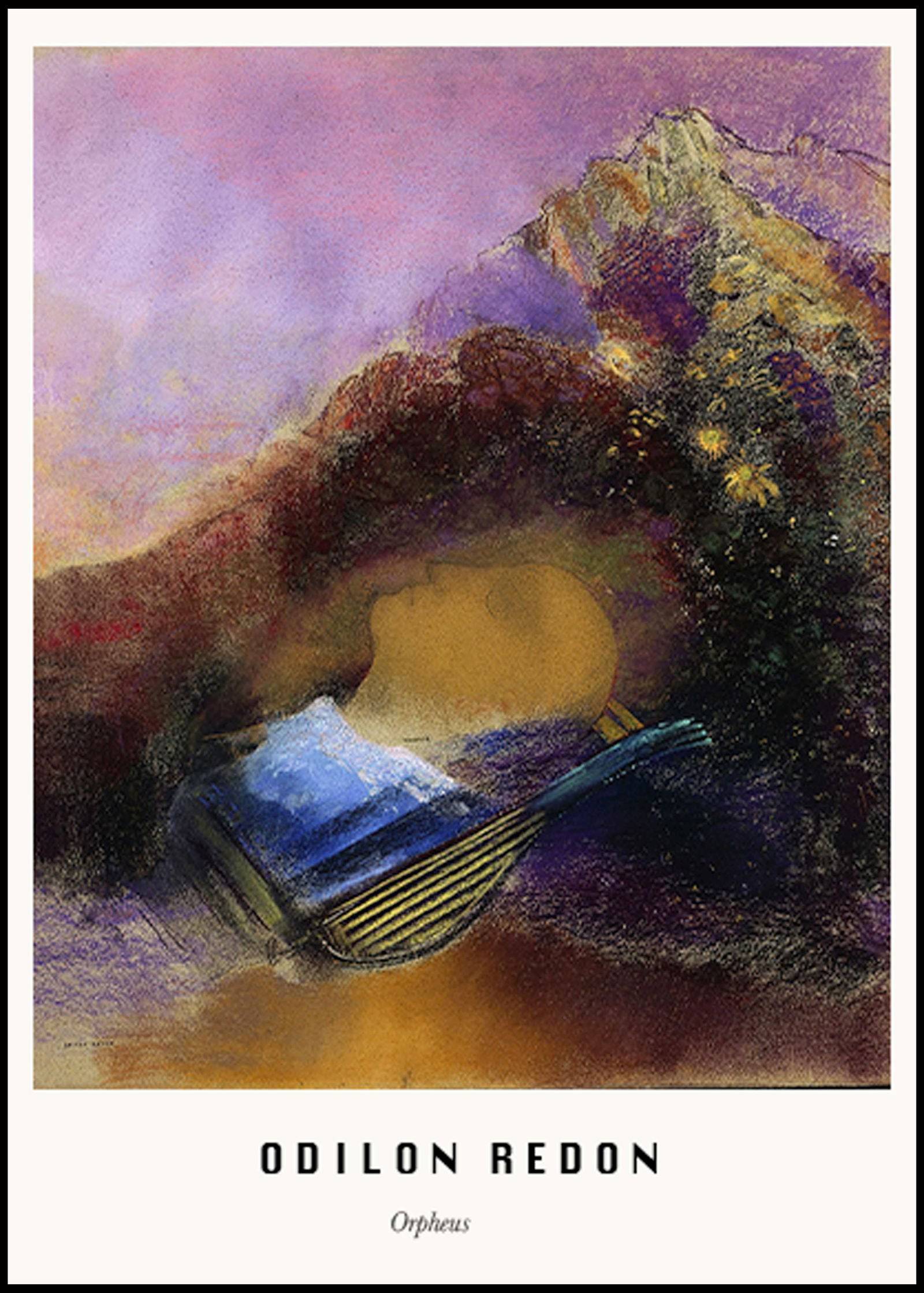 Odilon Redon - Orpheus Poster – Hakyarts