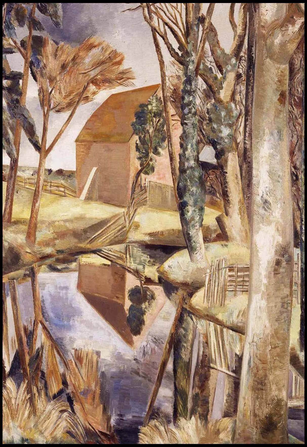 Oxenbridge Pond – Paul Nash Poster | Modernist Landscape Art Print ...