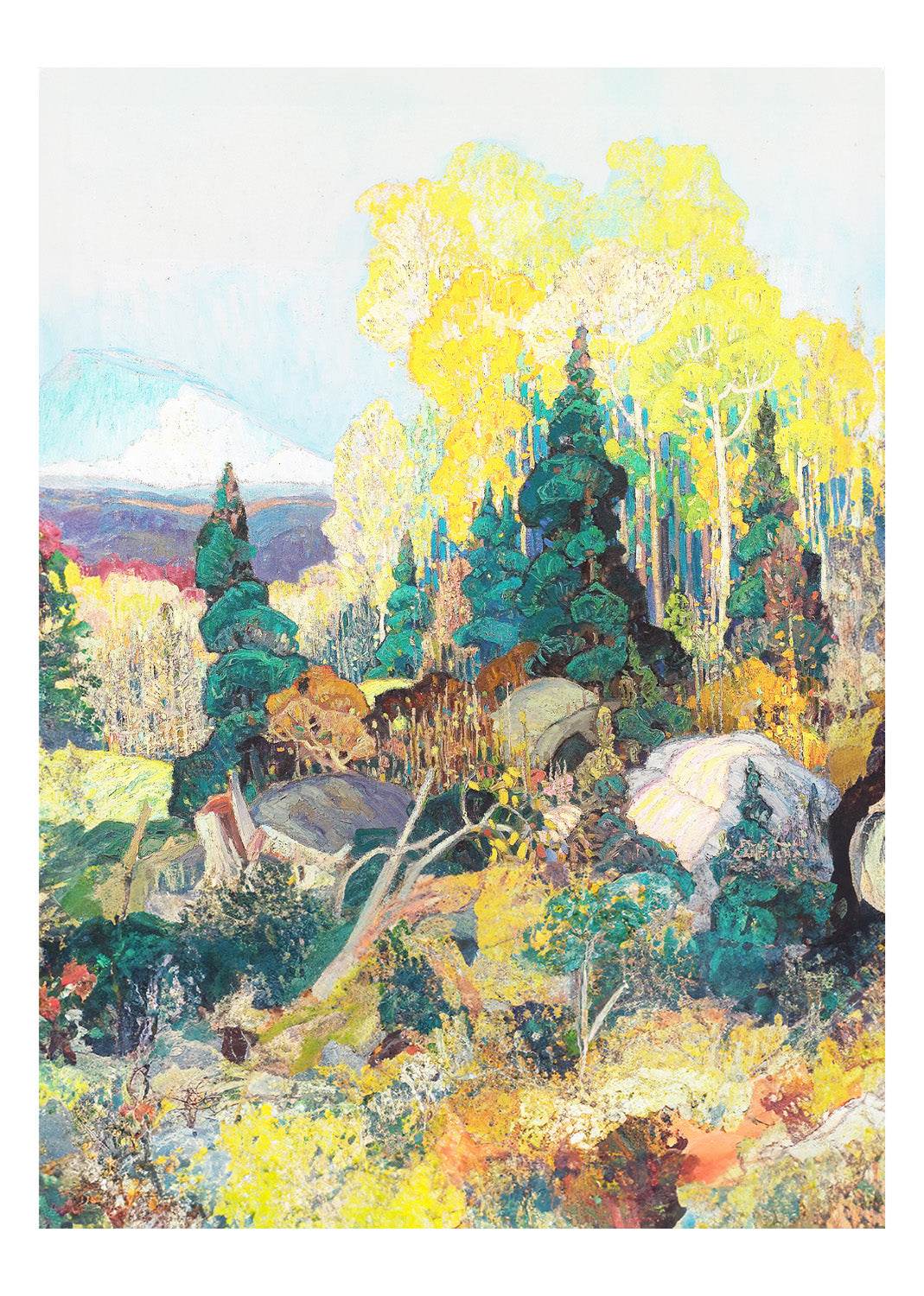 Autumn Hillside by Franklin Carmichael (1920) – Canadian Landscape Art ...