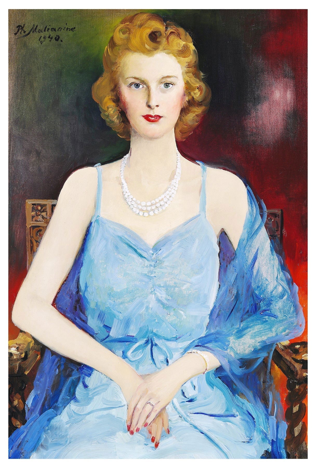 Filipp Malyavin - Portrait of Else Prior Havemann Poster – Hakyarts