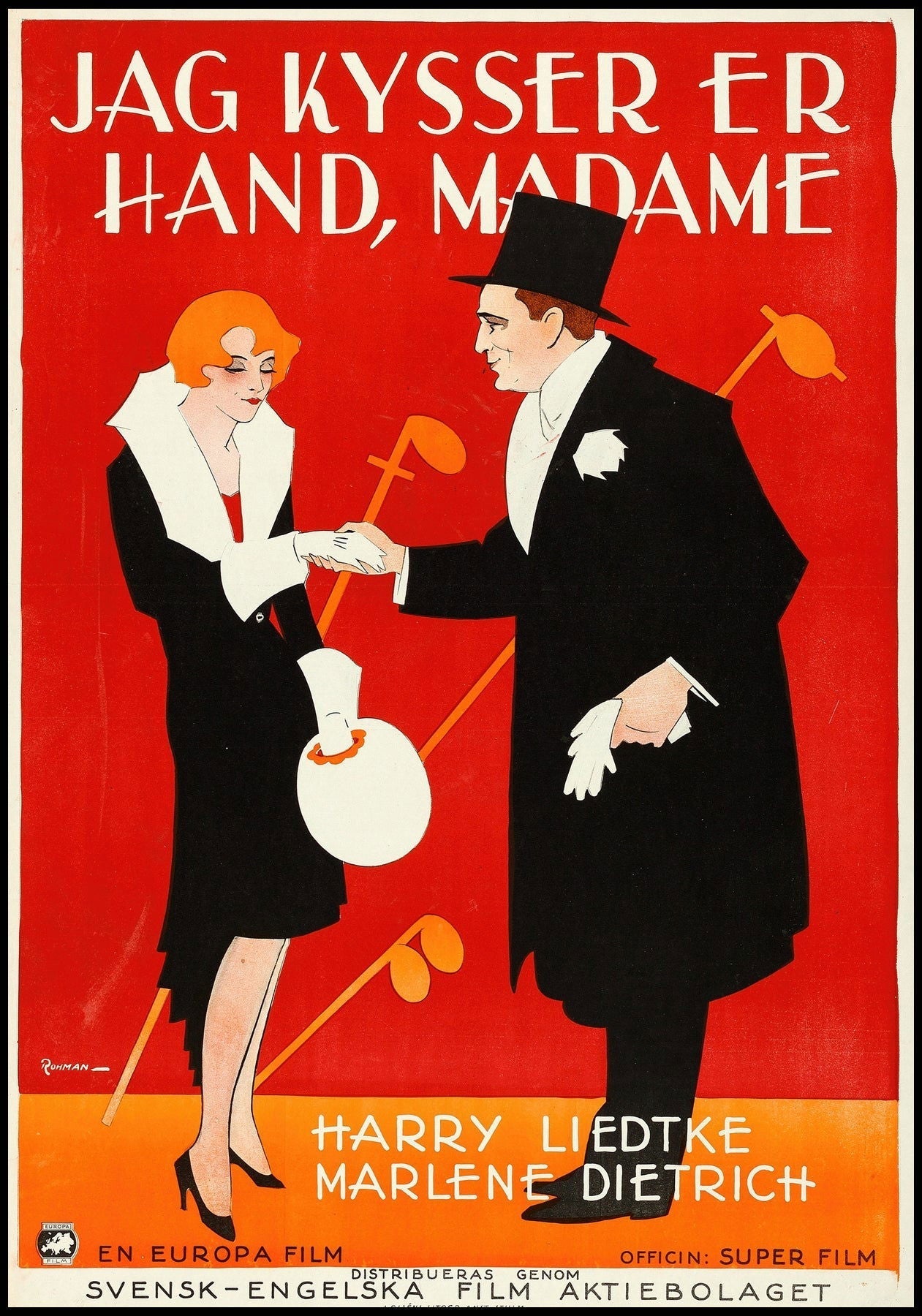 I Kiss Your Hand, Madame Poster – Hakyarts