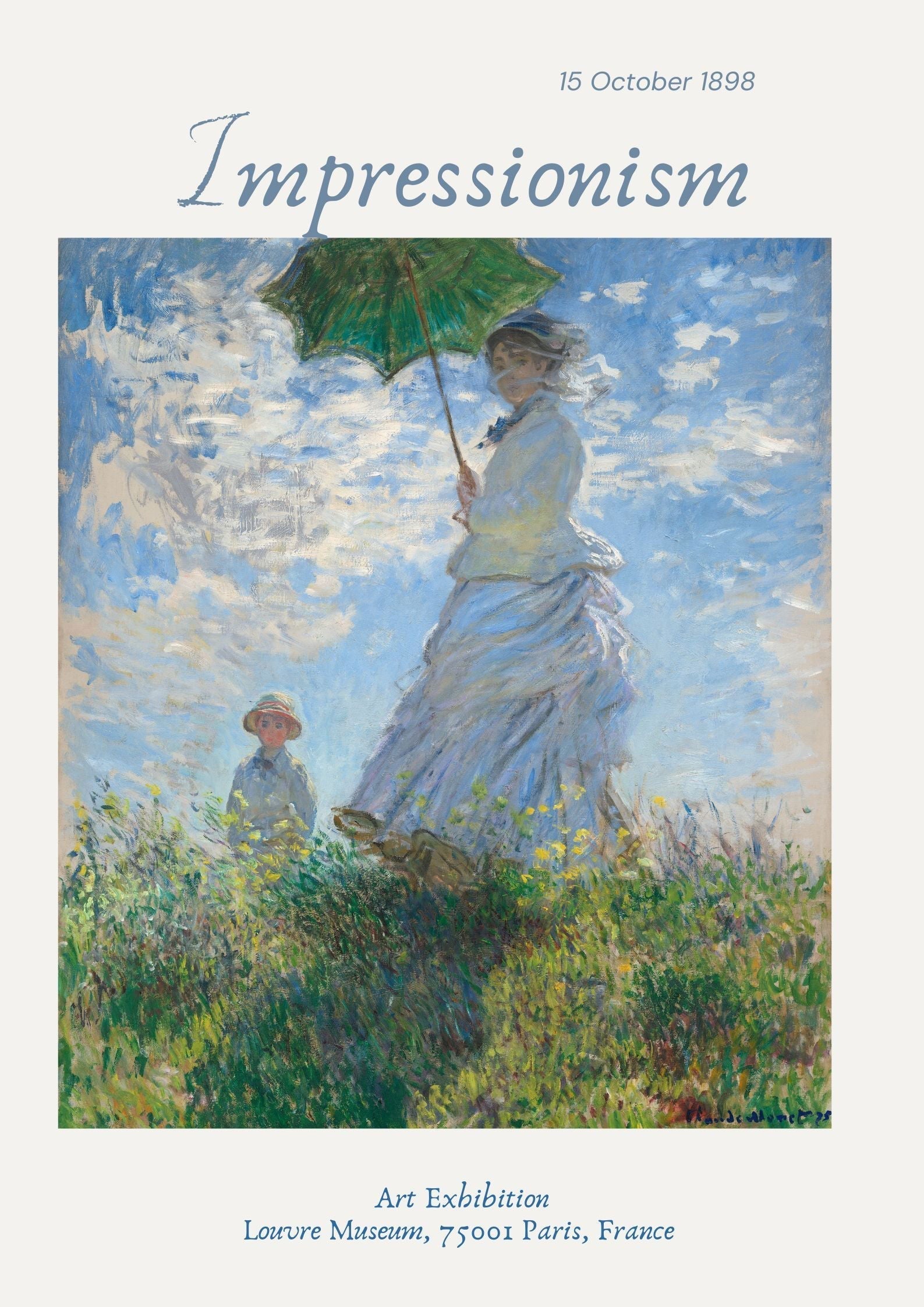 Impressionism Art Exhibition – Vintage Museum Poster – Hakyarts